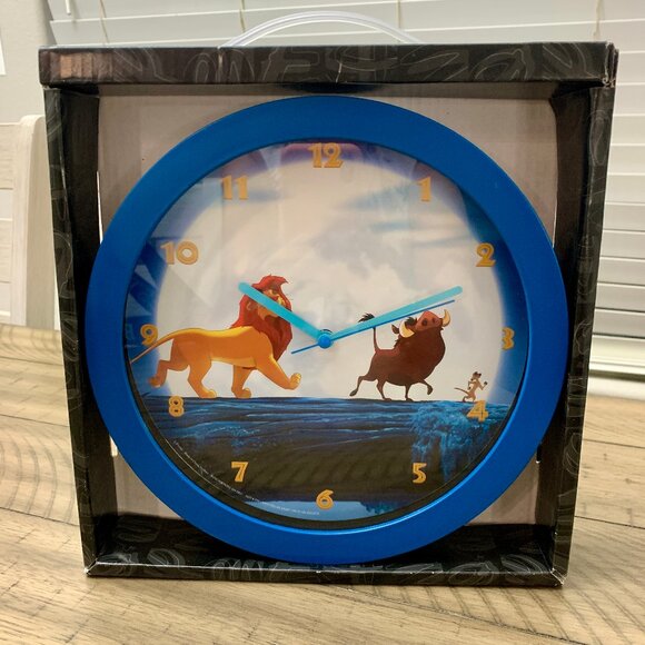 Disney | Other | Classic Disney Lion King Wall Clock For Kids Featuring ...